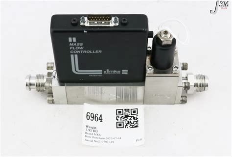 6964 Mks Mass Flow Controller 1559a00731lr1bn J316gallery