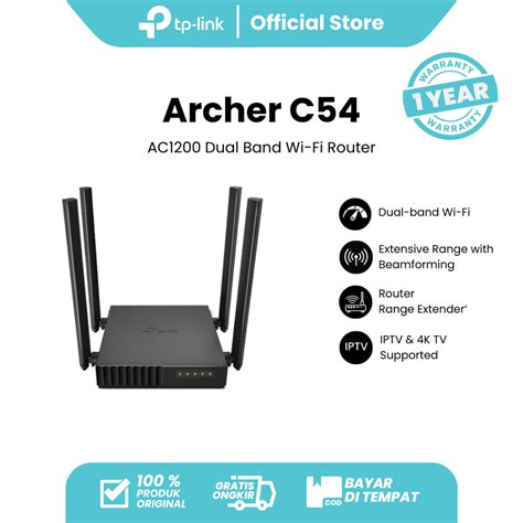 Jual TP Link Archer C AC WiFi Router Wireless Dual Band