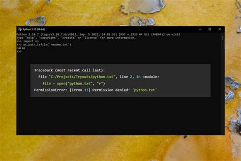 Permissionerror Errno Beh Righet Nekad Python Fix