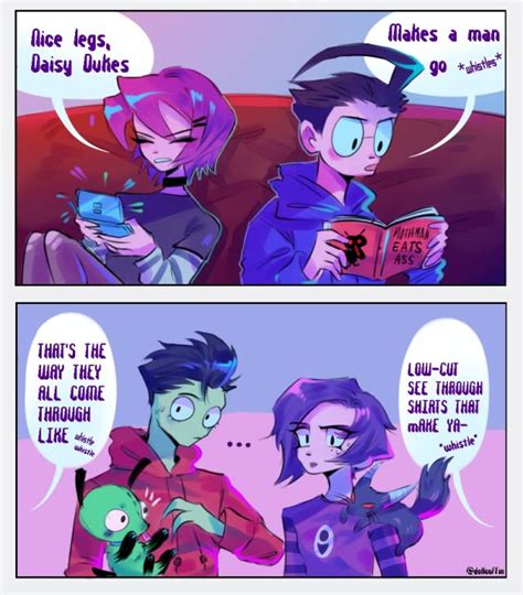Zim And Dib Tumblr Invader Zim Invader Zim Dib Invader Zim Characters