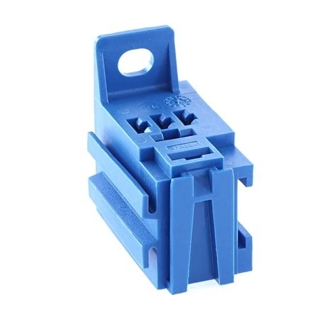 Micro Relay Socket With Bracket And Extension 2x63mm3x48mm Blue