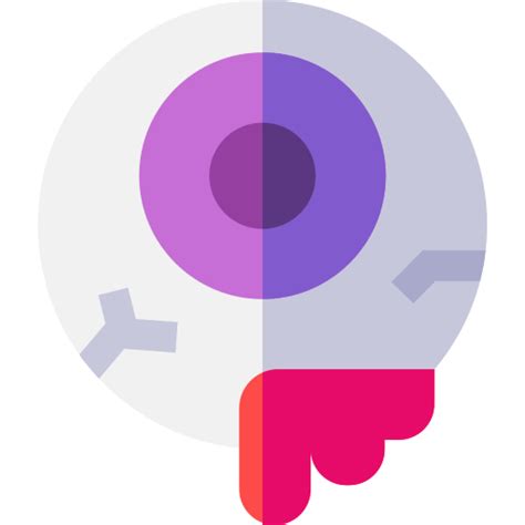 Eye Basic Straight Flat Icon