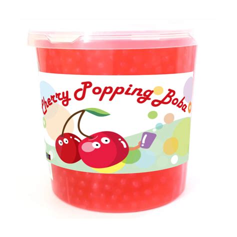 Cherry Popping Boba Sac Food Supplies