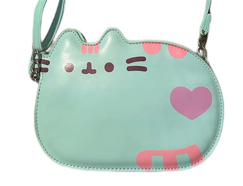 Pusheen Green Crossbody Bag Elleandava