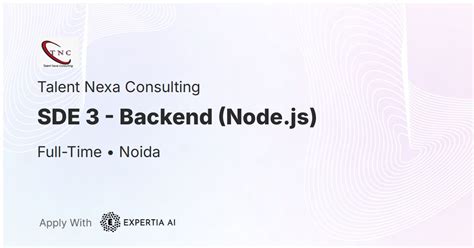 Lead Full Stack Engineer Node Js Job Noida Mid Level