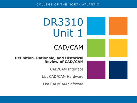 Unit 1 Introduction And History Of CAD CAM PPTX
