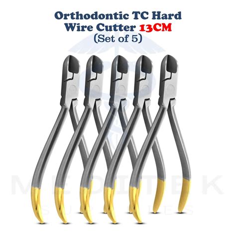 5 X Orthodontic Braces Pin Pliers Dental Hard Wire Cutter Tc Ce