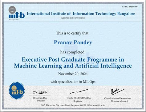 I Am Happy To Share That I Have Successfully Completed My Executive Pg