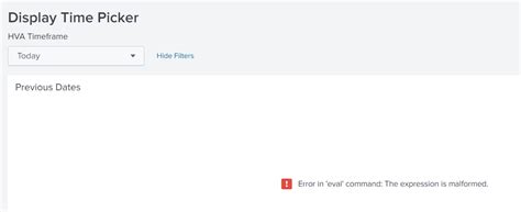 Solved How To Populate One Time Picker Based On The Selec Splunk Community
