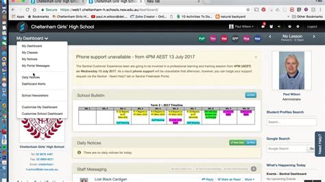 Lesson 1 Sentral Markbook Creating A Link To Markbook In My