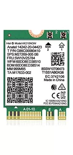 Tarjeta Inalámbrica Wifi 6e Intel Ax210 Ngw Bluetooth 5 3 Tr Meses