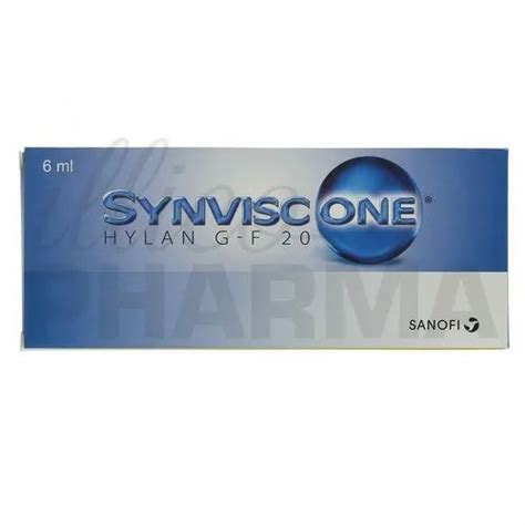 Synvisc One Injection Sanofi At Best Price In Poladpur Id 21878223155