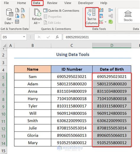 How To Calculate Age In Excel From Id Number 4 Quick Methods