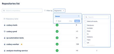 Segments Codacy Docs