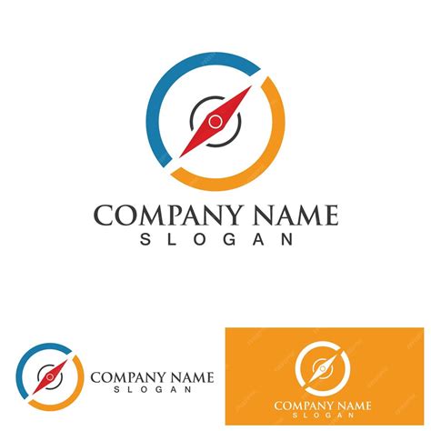 Premium Vector Creative Compass Concept Logo Design Template