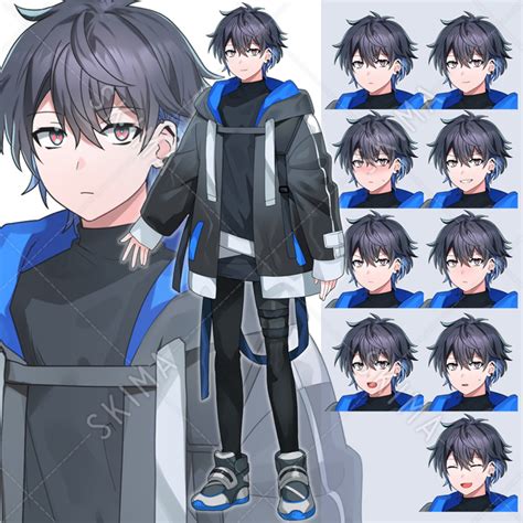 クール系男の子【表情9種】 Skima（スキマ）