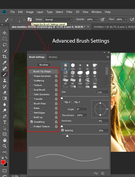 How To Use Brush Tool With Blending Modes Photoshop Tutorial