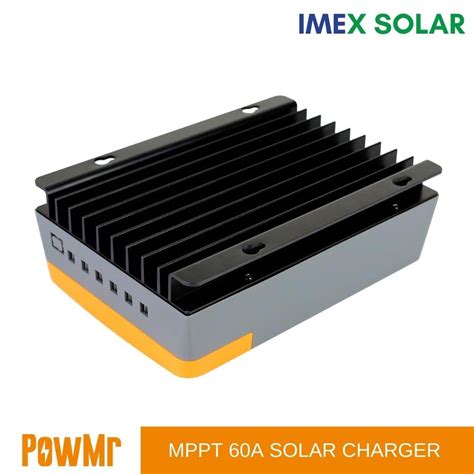 PowMr MPPT A Solar Charge Controller LCD Display V V V V IMEX Solar