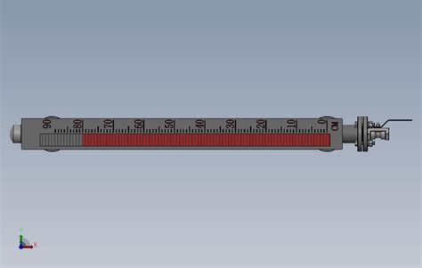 磁翻板液位计 SOLIDWORKS 2016 模型图纸下载 懒石网