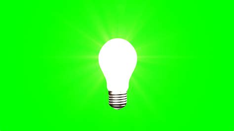 ویدیو فوتیج پرده سبز خاموش روشن شدن لامپ ، با کیفیتhd،استوک ویدیو