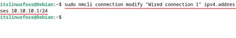 How To Change The IP Address On Debian Its Linux FOSS