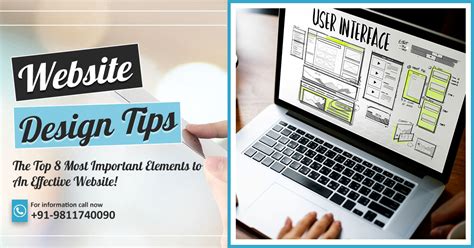 web design tips 8 most important elements