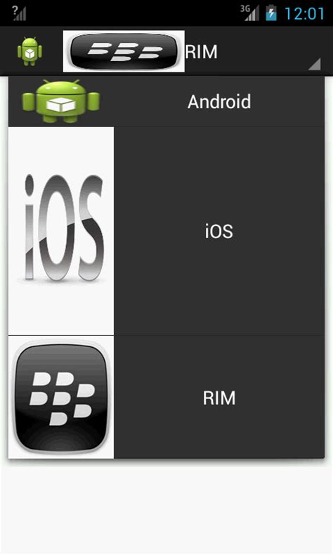 Android Spinner In Action Bar With Only Icon But Not The Selected Option Stack Overflow