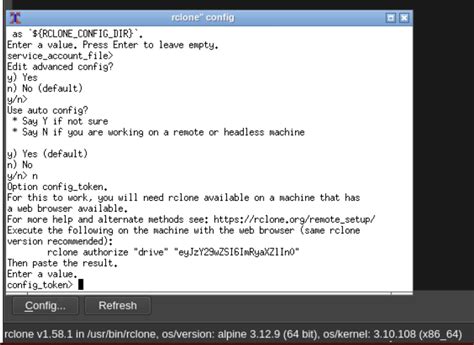 Unable To Paste Value To The Rclone Browser Config And Etc Issue 37