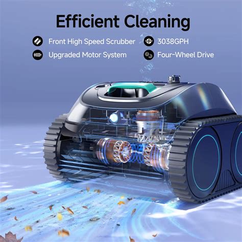 Wybot C1 Robotic Pool Cleaner Vacuum With App [upgraded Design] Wybot