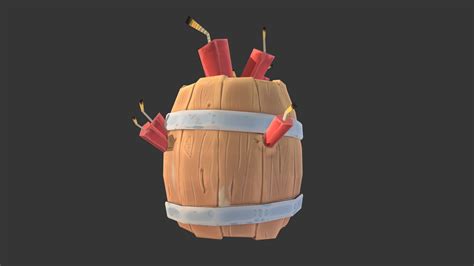 Exploding Barrel 3d Model By Patrickcleveland E1a3a4d Sketchfab