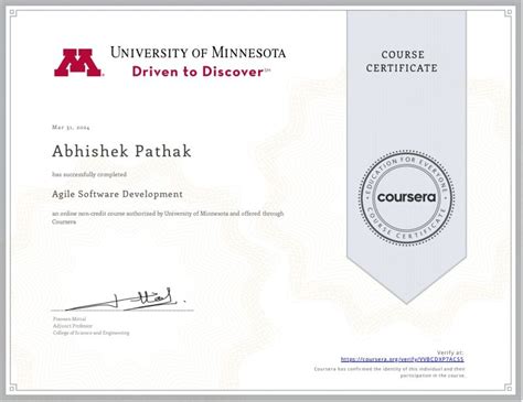 abhishek pathak on linkedin successfully completed agile software