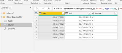 Solved Splitting Overlapping Dates Using Power Query Power Platform
