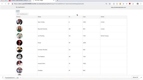 Translation And Locale Switching In Visual Builder Cloud Service Youtube