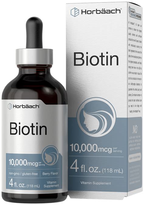Biotin Drops 10000mcg 4oz Liquid