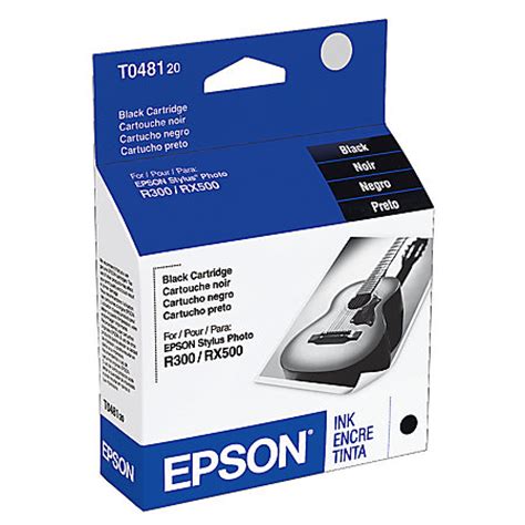 Epson T0481 T048120 Black Ink Cartridge by Office Depot & OfficeMax