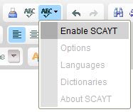 CKEditor X Users Guide Spell Checking CKSource Docs