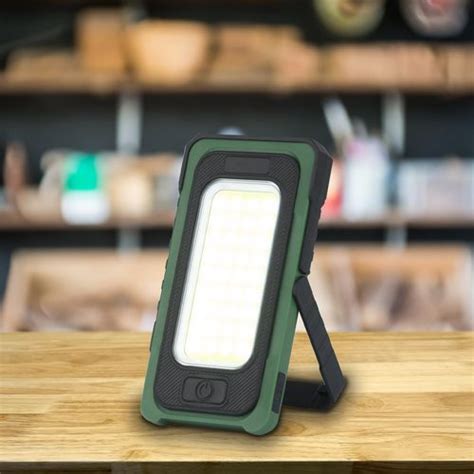 arlec led rechargeable work light with magnets theitmart