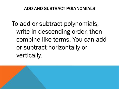 PPT Classifying Polynomials PowerPoint Presentation Free Download ID 2495485