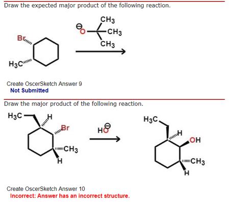 Solved Draw the expected major product of the following | Chegg.com
