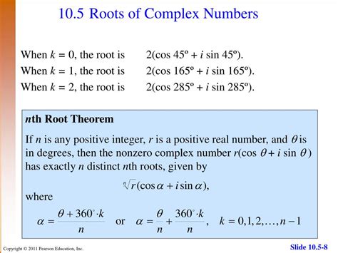PPT 10 5 Powers And Roots Of Complex Numbers PowerPoint Presentation ID 6548719