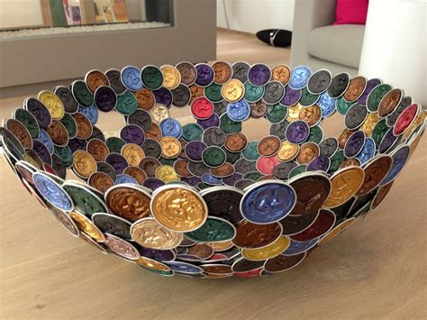 Recycled Nespresso Coffee Pods In Garden Art — Evelyn Jacob Nespresso