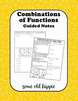 Combinations Of Functions Guided Notes By Some Old Hippie Tpt
