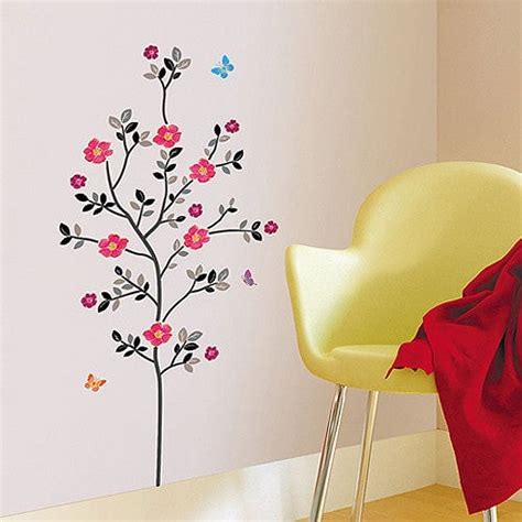 Wall Deco Sticker Flowering Tree 199 Ss58230