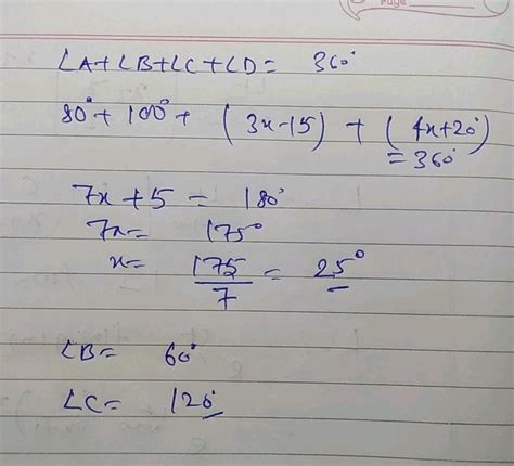 The Following Figure Shows A Quadrilateral In Which Sides A B And D C Are Parallele