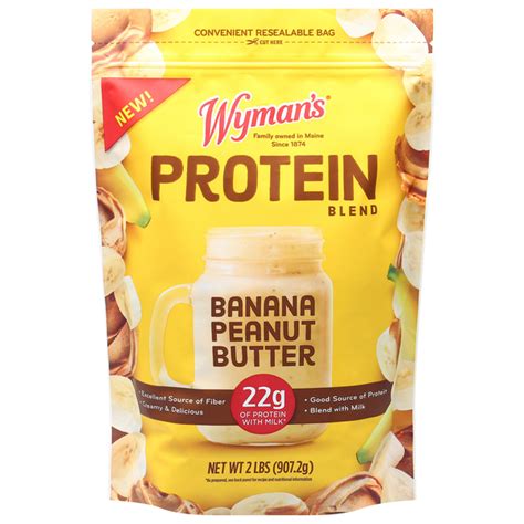Save On Wymans Banana Peanut Butter Protein Blend Frozen Order Online