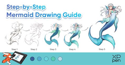 How To Draw A Step By Step Mermaid