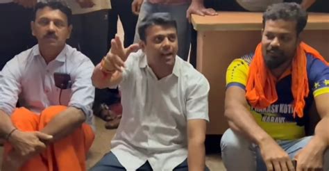 Case Against Mla Harish Poonja For Obstructing Police Duty In