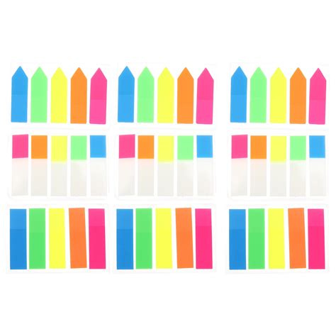 3600 Pcs Booktabs Dividers Bookmark Stickers Cases Labels Tear Off