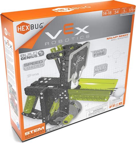 Hexbug Vex Robotics Snap Shot Stem Construction Kit Ball Launcher Diy Blaster Project
