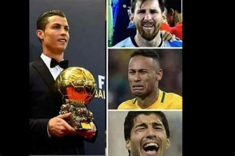 Cristiano Ronaldo Gana Balón De Oro Y Memes Se Burlan De Messi E